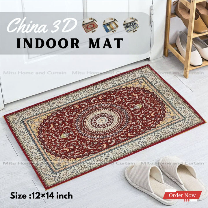 China 3D Door Mat Paposh Doormat Water Absorbent Floor mat 16 * 24 inch ...