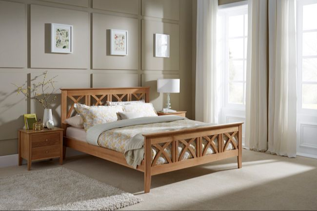 Royal Furniture Classic Solid Wooden Bed Semi Box Bed Sami Dobul Bdd ...