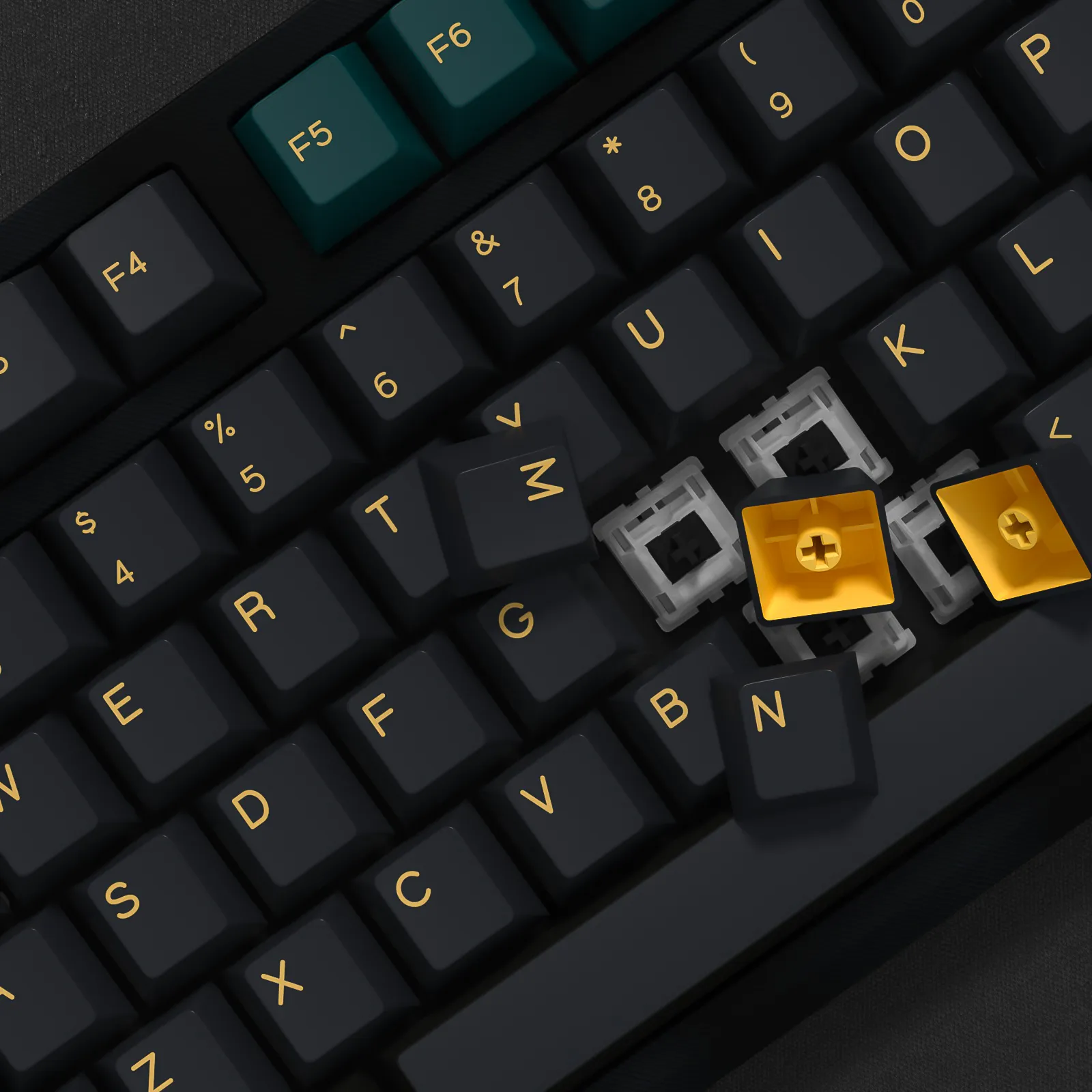 KBDiy GMK MarrsGreen Keycap Cherry Profile Double Shot PBT ISO Keycaps ...