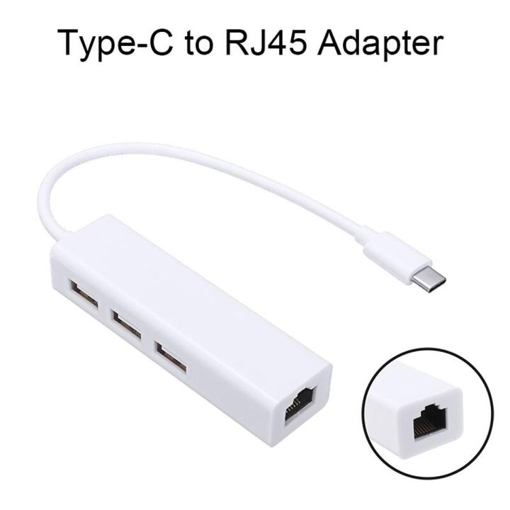 【VisioN Shop】New Arrivals Portable USB-C To Ethernet Type C Thunderbolt ...