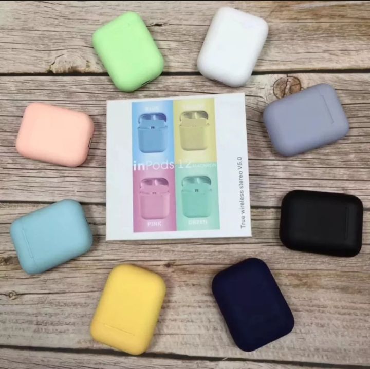 Matte inpods 12 TWS Wireless Earphone Headphones Bluetooth 5.0 Sport ...
