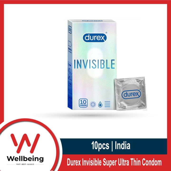 Durex - Invisible Super Ultra Thin Condom For Men | Large Single Pack ...