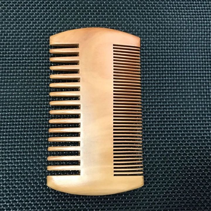 【3C VictoryEagle】Wooden Beard Static Wood Pocket Comb with Fine Teeth ...