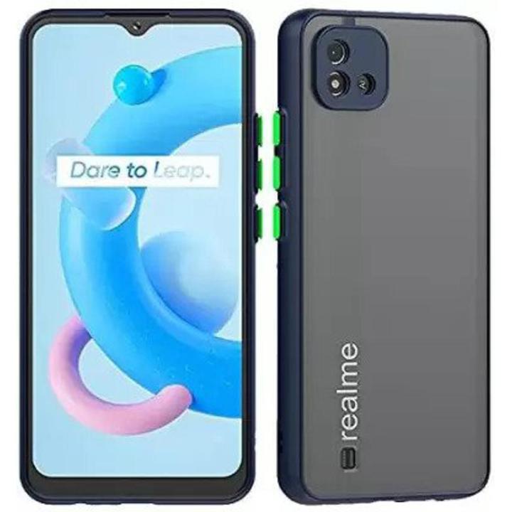 For Realme C20 / C20a/C11 2021 Back Cover Matte Casing Full Camera Protactor Shockproof Bumper ...