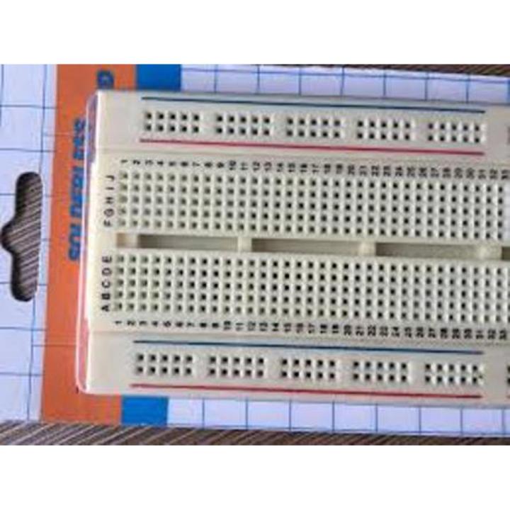 Solderless Breadboard / 400 Tie Point Interlocking Solderless ...