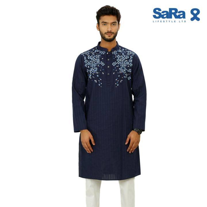 SaRa Mens Panjabi (MPJ873FJA-Royal Blue) | Daraz.com.bd