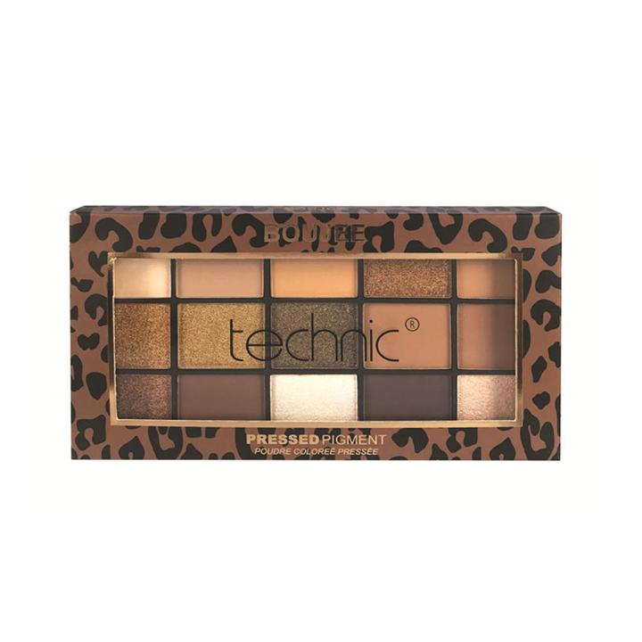 Technic Pressed Pigment Eyeshadow Palette 15 color - Boujee | Daraz.com.bd