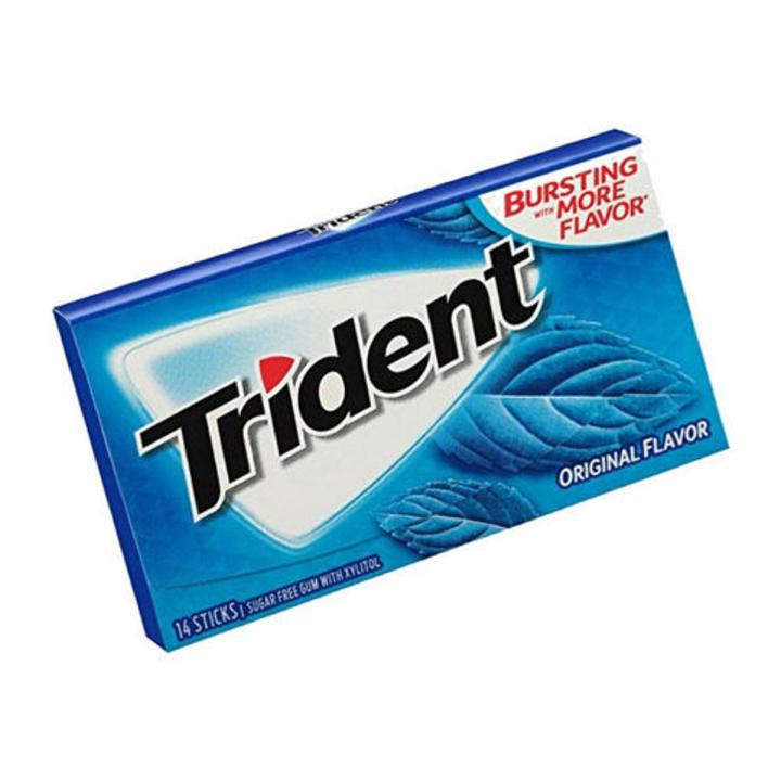 Trident Original Flavor (Sugar Free) Gum - 14 Sticks | Daraz.com.bd