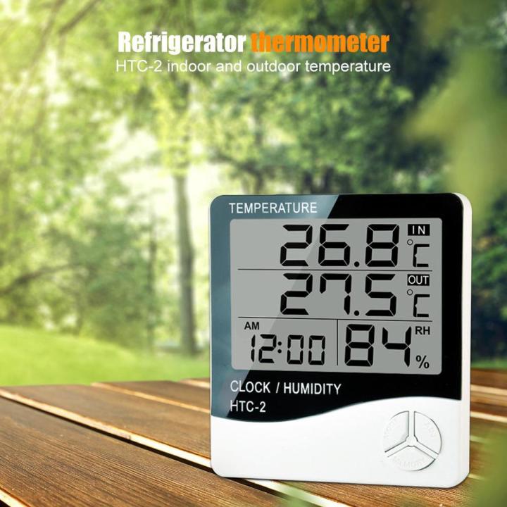 HTC-2 Indoor LCD Digital Temperature Humidity Meter Thermometer With ...