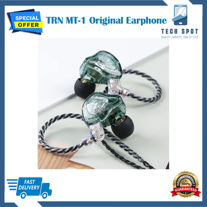 TRN MT1 10MM Dual Magnet Dynamic Driver Professional Grade In-Ear ...