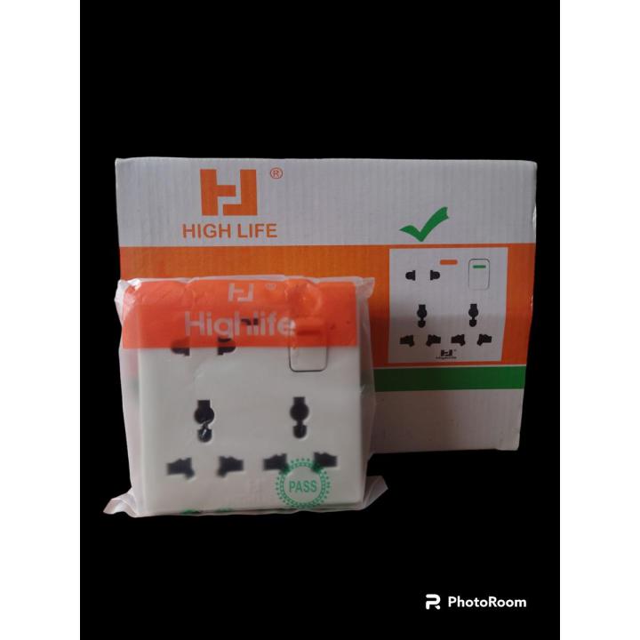 High life 8 Pin Combined Switch Board Power Switch 3Pin 2Pin Combined ...