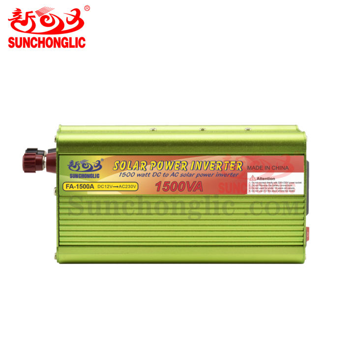 Sunchonglic 1500va 12V to 220V off grid modified sine wave power ...