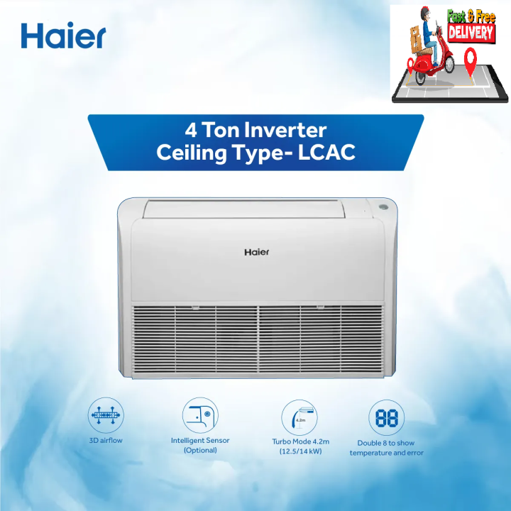 Haier 4 Ton Inverter Ceiling Type Light Commercial Air Conditioner ...