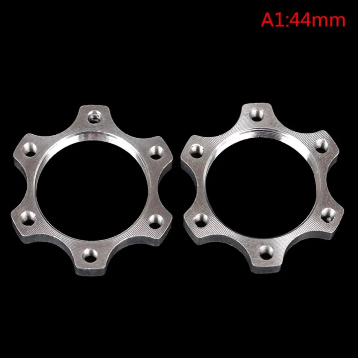 2PCS Bicycle Bike Freewheel Threaded Hubs Disk Disc Brake Rotor Flange ...