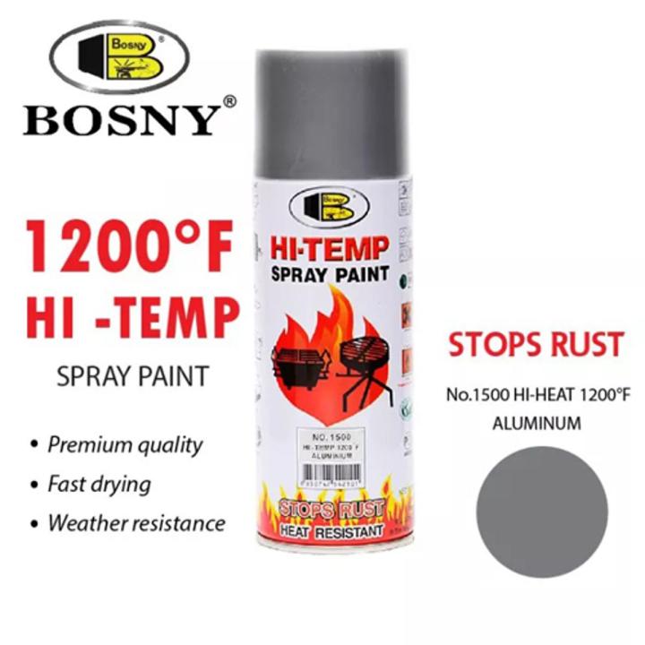 Bosny High Temp Spray Paint Aluminum | Daraz.com.bd