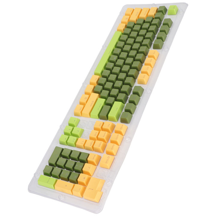 Keyboard Keycaps Translucent Characters Arc Layout Mechanical Keyboard ...