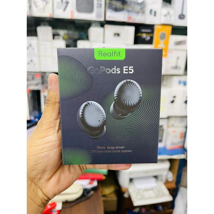 Realfit GoPods E5 True Wireless Earbuds BT5.0 Waterproof Touch Control ...