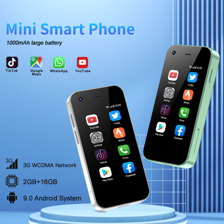 SERVO Mini Smartphone KING5000 Android 9.0 3G Network 2 SIM 2GB 16GB WiFi Hotspot Play Store ...