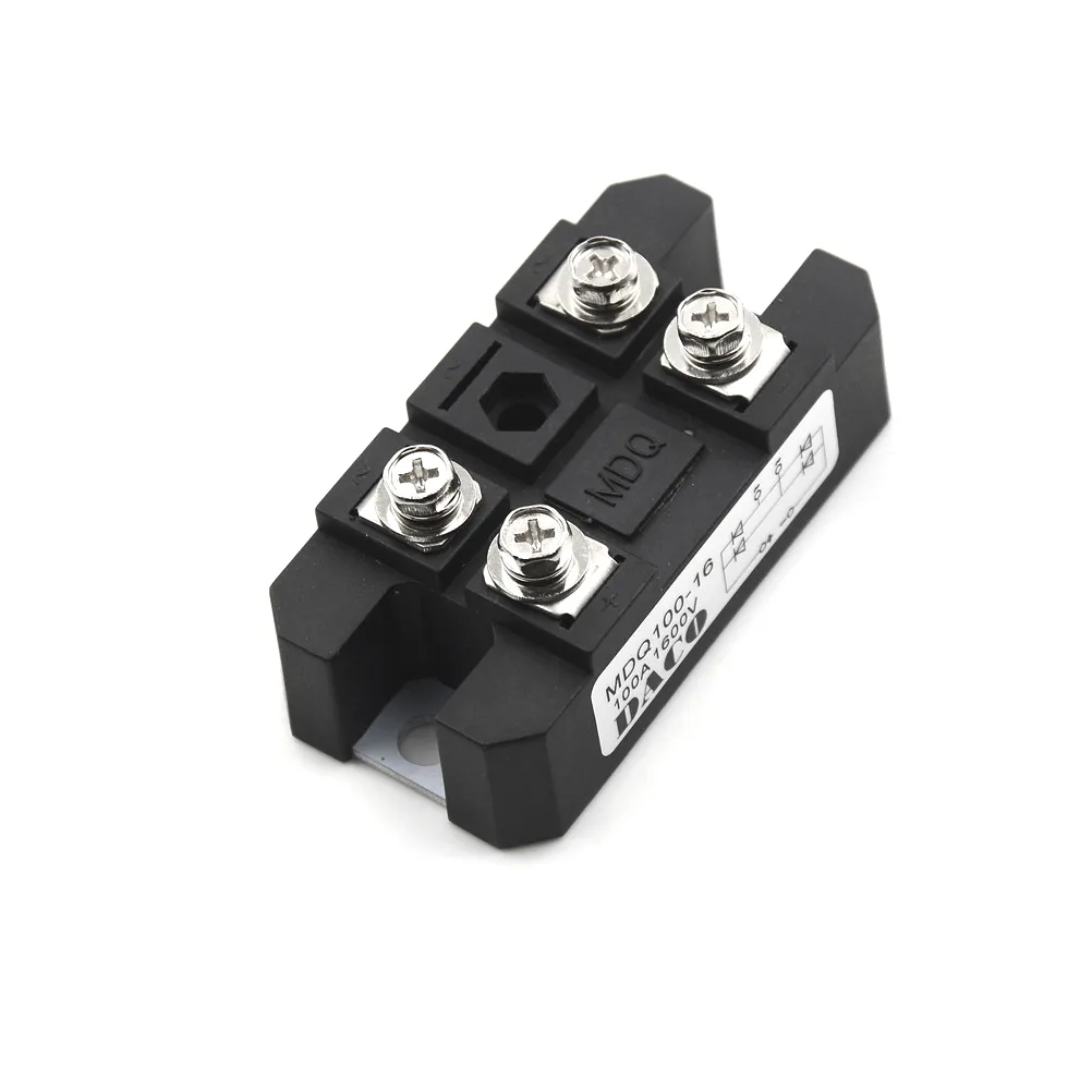 【In-Stock】 MDQ 100A Amp 1600V Volt Single 1 Phase Diode Metal Case ...