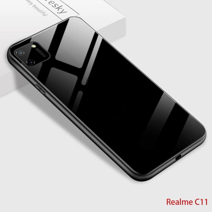 For Realme C11 Glass Cover Case | Daraz.com.bd