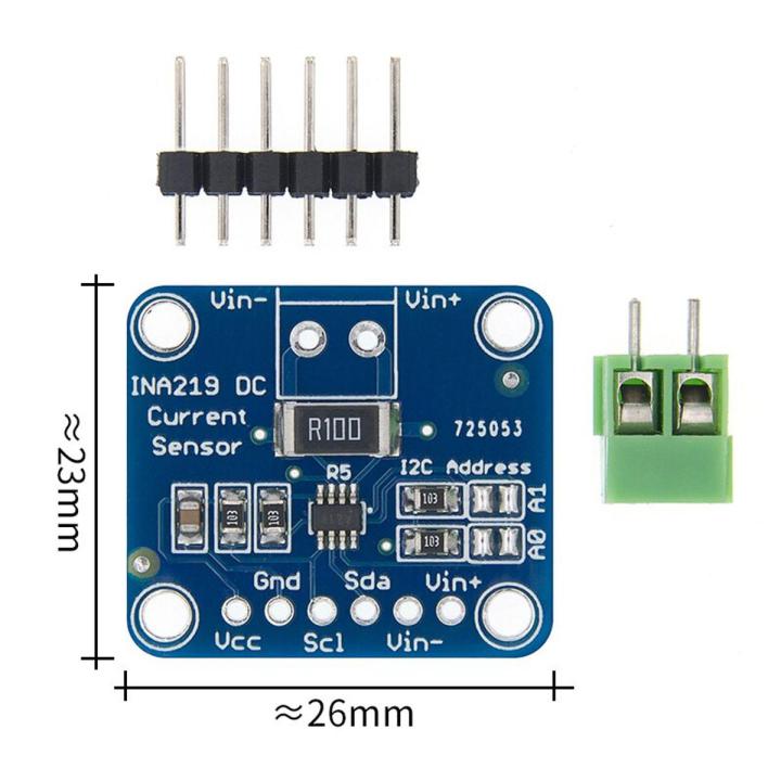 【happy one】INA219 Bi-directional DC Current Supply Sensor Breakout ...