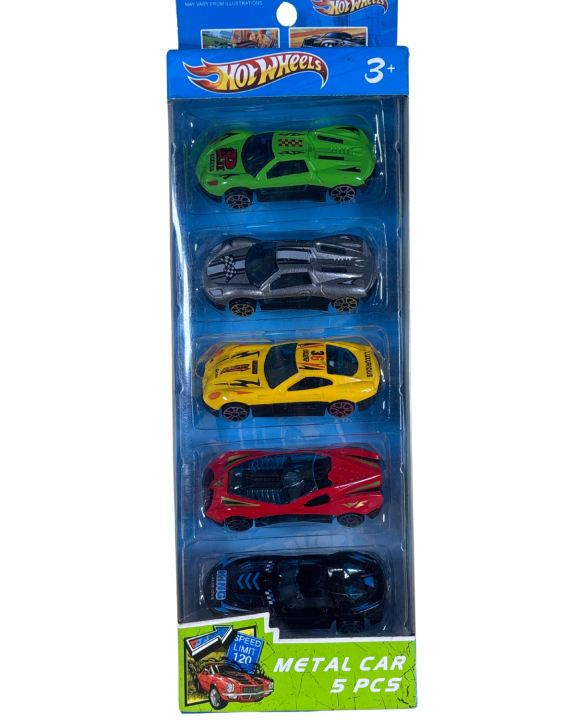 Hot Wheels 5 Car Gift Pack For Kids-1806 | Daraz.com.bd