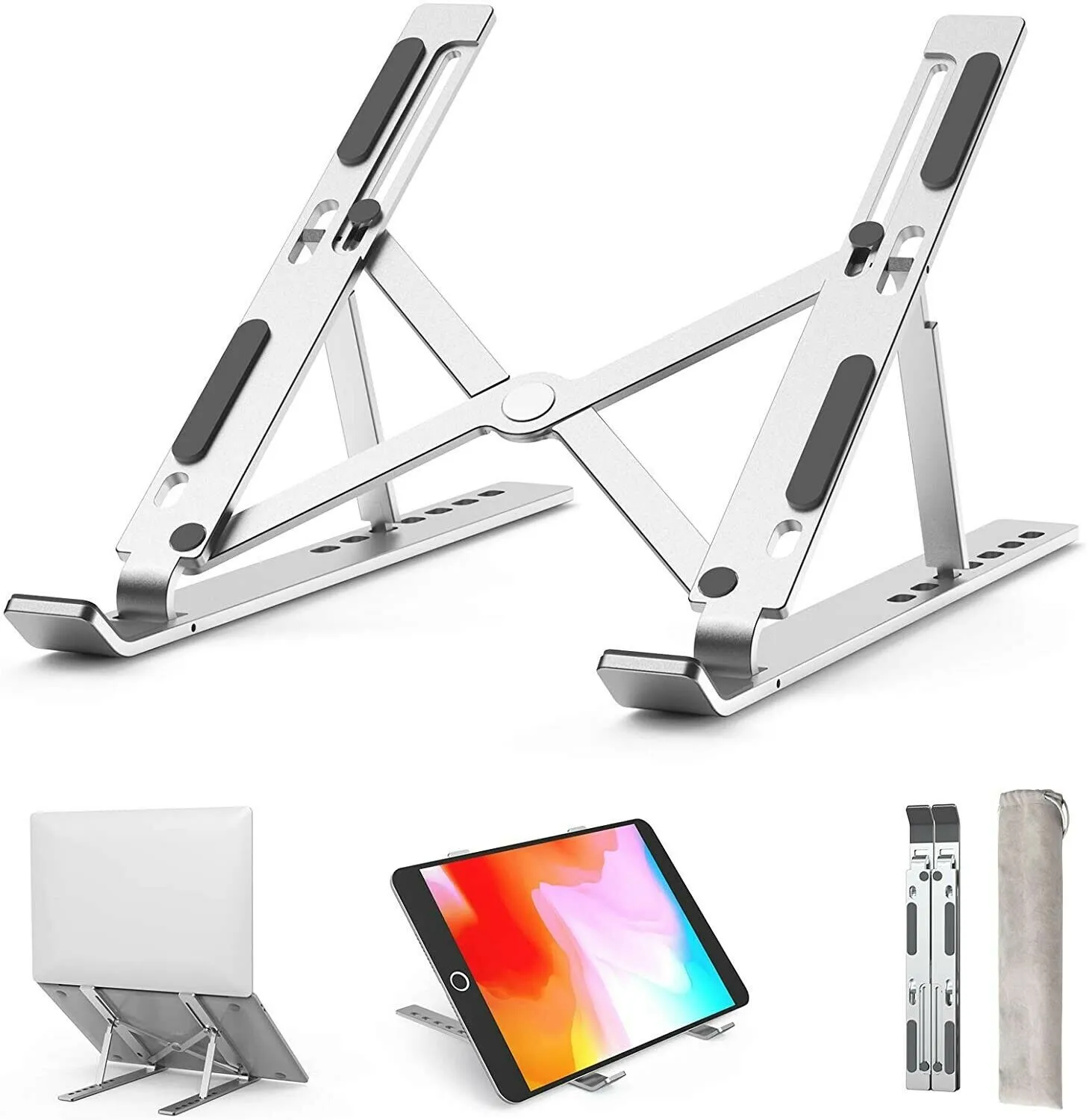 Laptop Stand Aluminum Alloy Adjustable Multi-angle Laptop Stand 10-17 ...