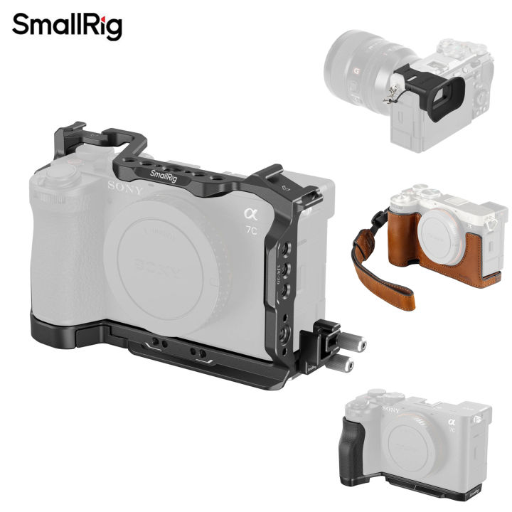 Smallrig Camera Cage Kit L-Shape Mount Viewfinder Eyecupfor Sony A7C2 ...