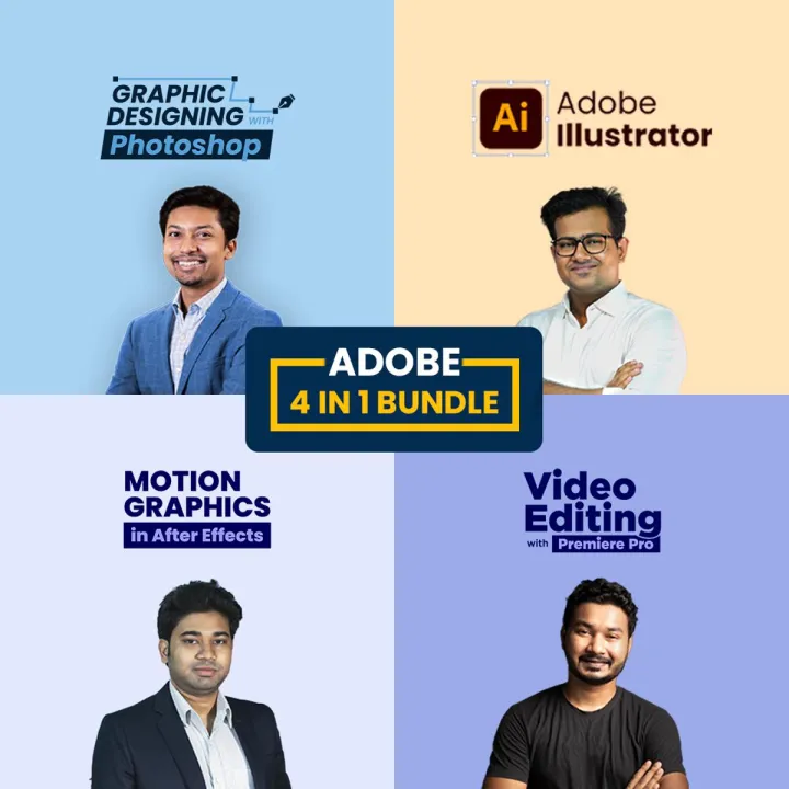 Adobe 4 in1 Bundle | 10 Minute School | Daraz.com.bd