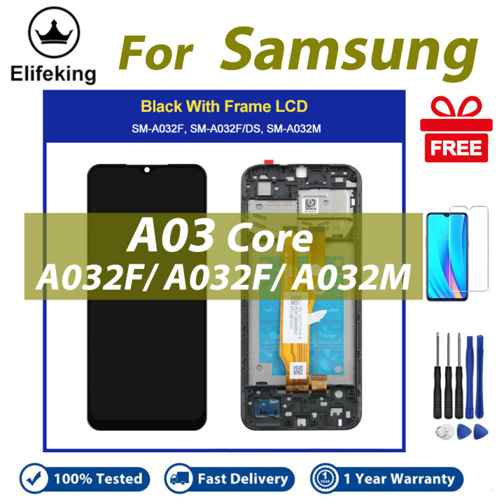 LCD With Frame For Samsung Galaxy A03 Core A032 A032F A032M Display Touch Screen Digitizer ...