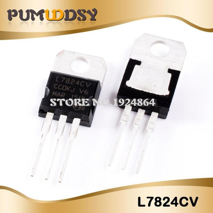 【Mary DAI Store】L7824 7824 Voltage Regulator IC +24 Volts 1 .5Amp ...