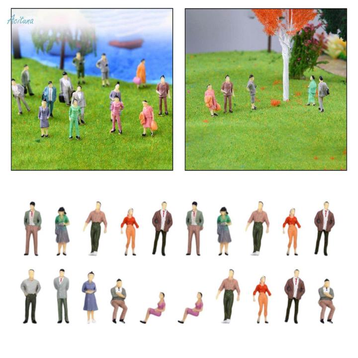 Miniature Model Railroad Figures Street Passenger People Model ...