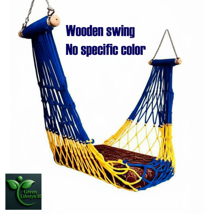 Good quality of 2 wooden Sticks Hammock Hanging Dolna Use For All ...