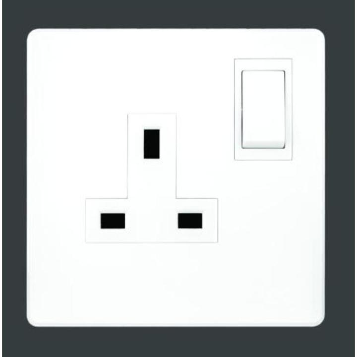 Energypac EG Aristro Series 13A 3 Pin Flat Socket 3Pin Electrical Wall ...