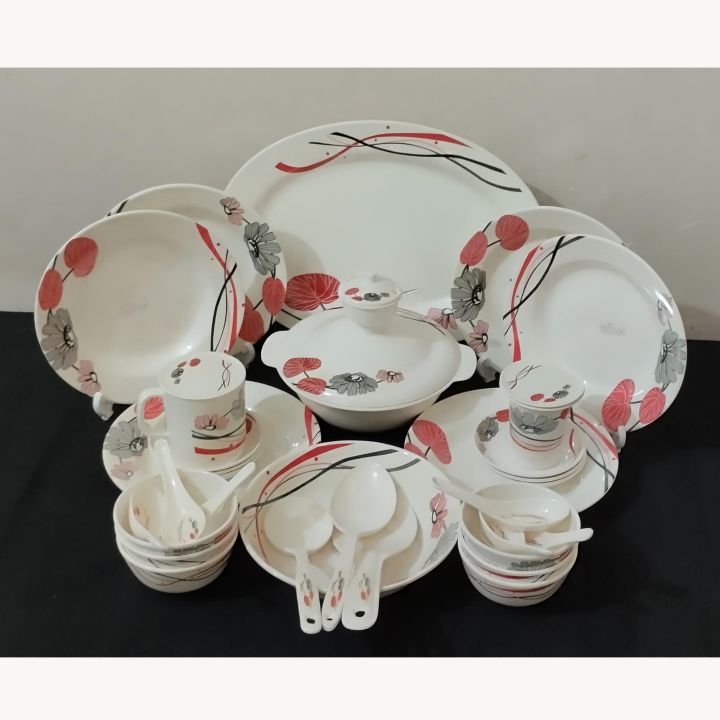 Melamine 36 Pcs, Dinner Set, Crown Melamine , Dinnerware, Dinner Set ...