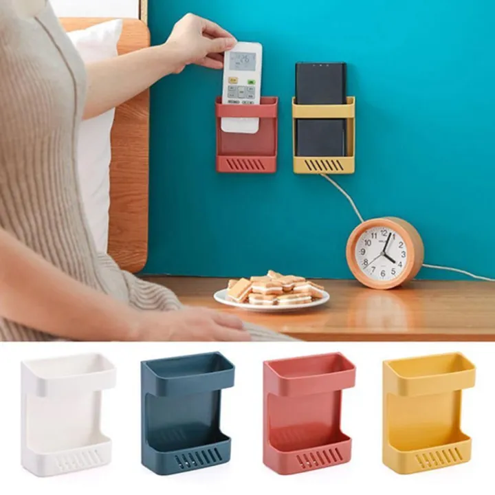 1Pc New Remote Control Small Object Organiser Holder Storage Caddy Wall ...