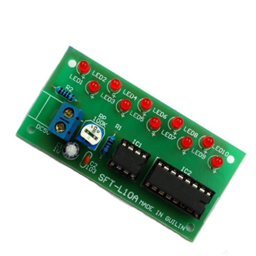 NE555 CD4017 Running LED Flow Light Electronic Production Suite Control ...