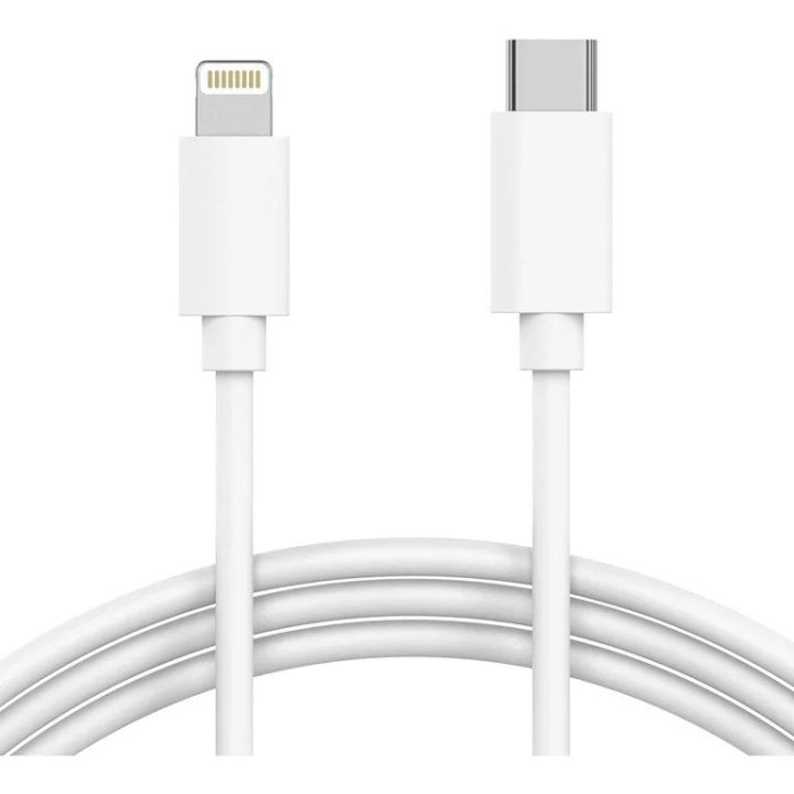For Apple iPhone 13 13 Pro 13 Pro Max USB C to Lightning Charger Cable White 1 Meter Daraz .bd