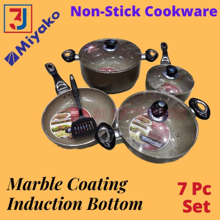 Miyako 7 Pcs Non-Stick Cooking Set/ Miyako 7 pcs Non Stick Cookware Set ...