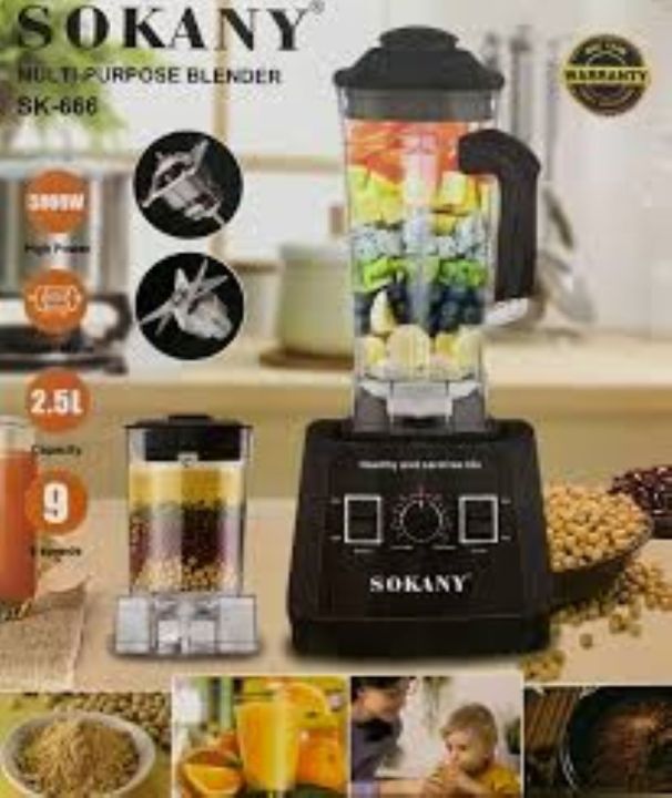 SOKANY MULTI-PURPOSE BLENDER SK-666 | Daraz.com.bd