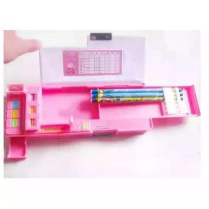 Multi Functional Plastic Pencil Box | Daraz.com.bd