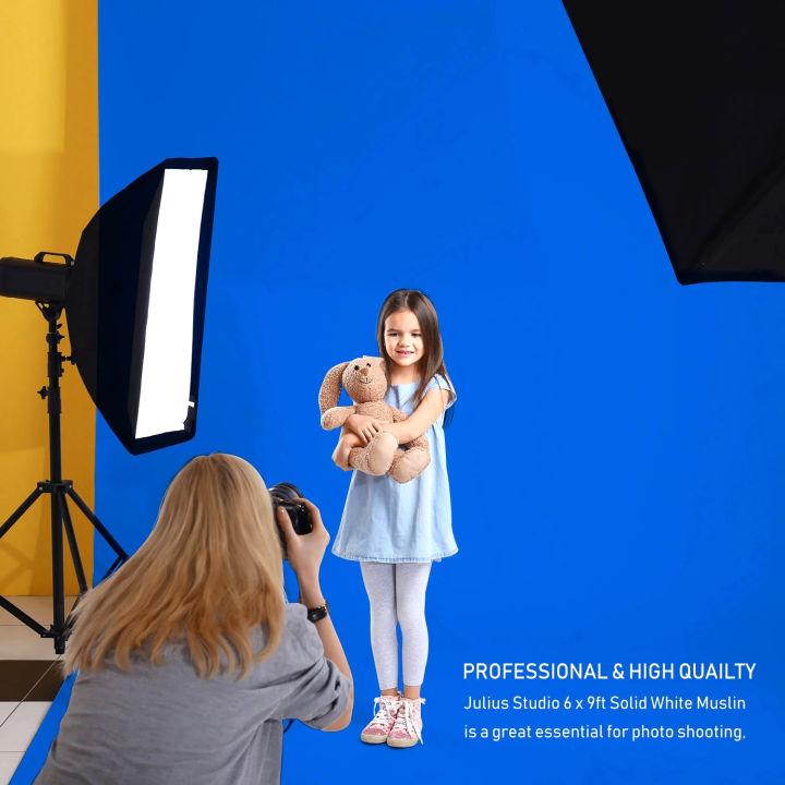Blue Screen 5x7 feet Backdrop Background For Photography without stand ...