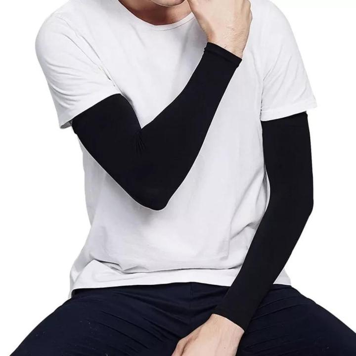 1 Pair Arm Hand Sleeve Cycling Sleeves Uv Protection For Men And Women ...