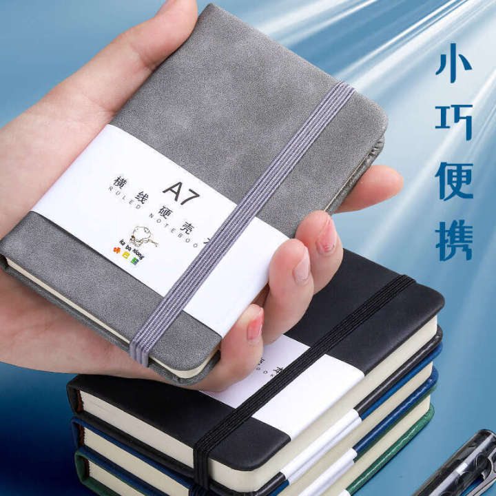Student Mini Minimalist A7 Pocket Office Small Size A6 Notebook ...