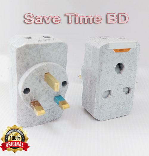 3 Pin Multi Socket ( 15A to 13A) Heavy Duty Professional. | Daraz.com.bd