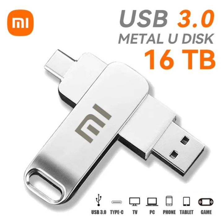 【Fast-selling】 New Super Mini Metal Usb Flash Drive 16TB Tiny Pendrive ...