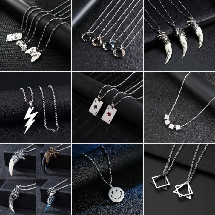 ShopSphere Hop Stainless Steel Cuban chain Necklace Silver Color Wolf ...