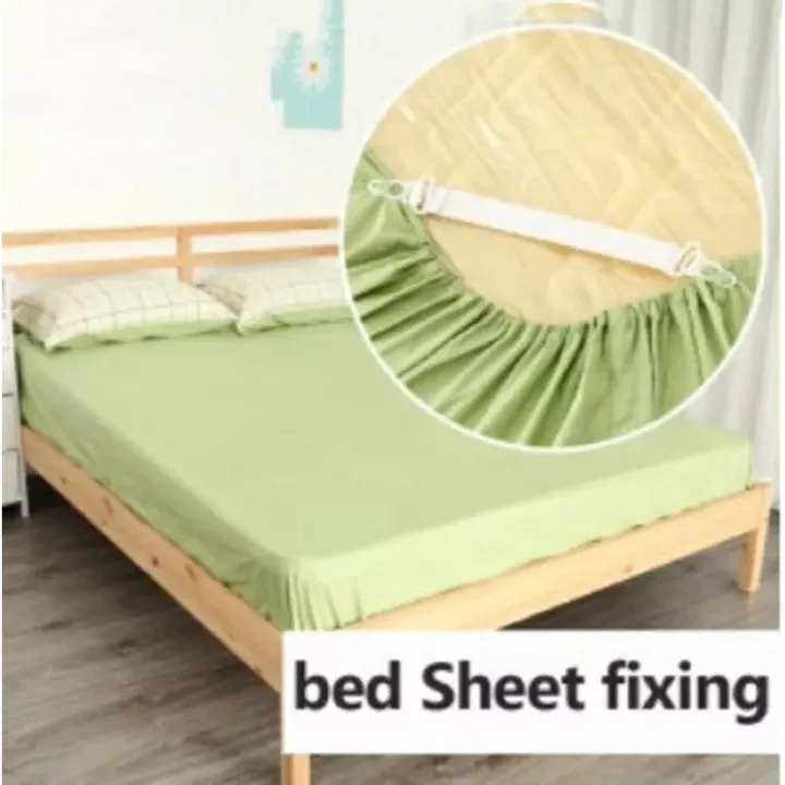 (New)4pc/et bed Heet clip fascia mattre in clip elastic holder | Daraz ...