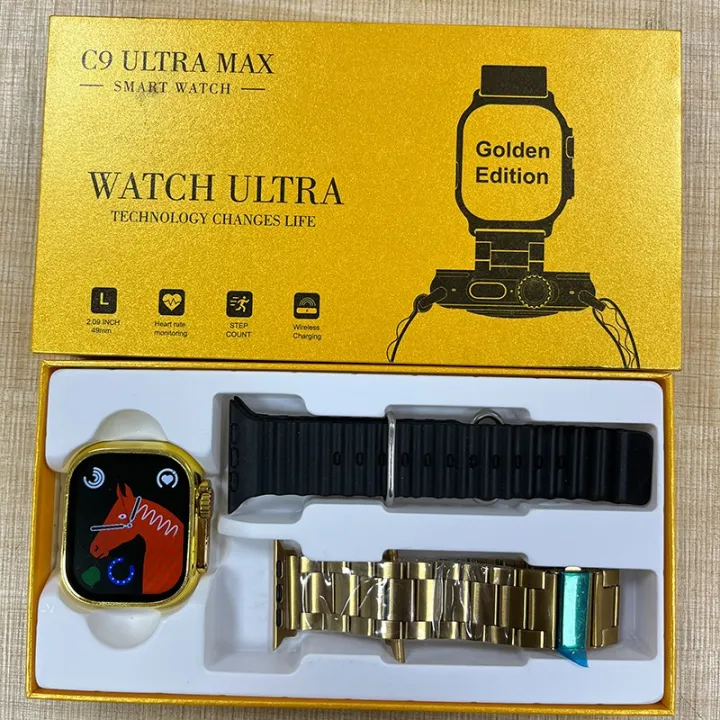 2.09" HD Smart Watch C9 Ultra Max Sport Smartwatch Bluetooth Call ...