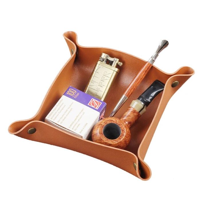 Leather Herb Tobacco Rolling Tray Foldable Cigarette Tobacco Rolling ...
